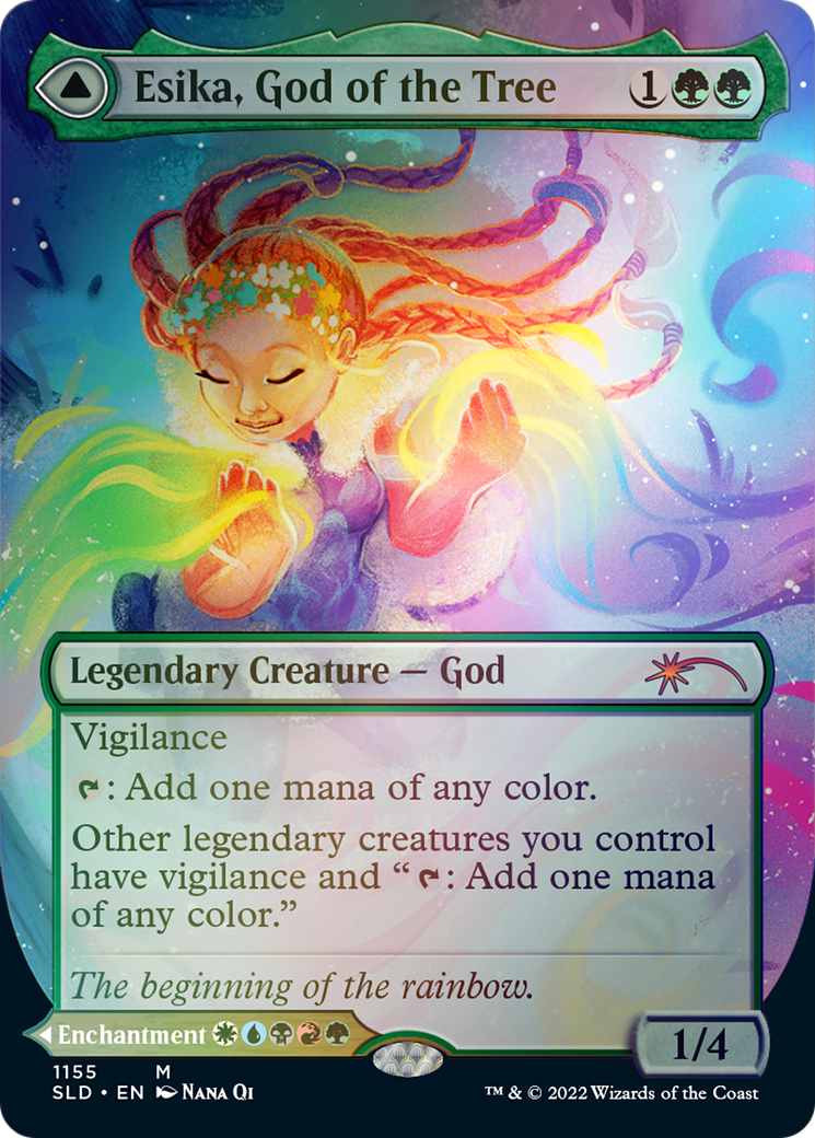 Esika, God of the Tree // The Prismatic Bridge (Borderless) [Secret La – TokenMTG