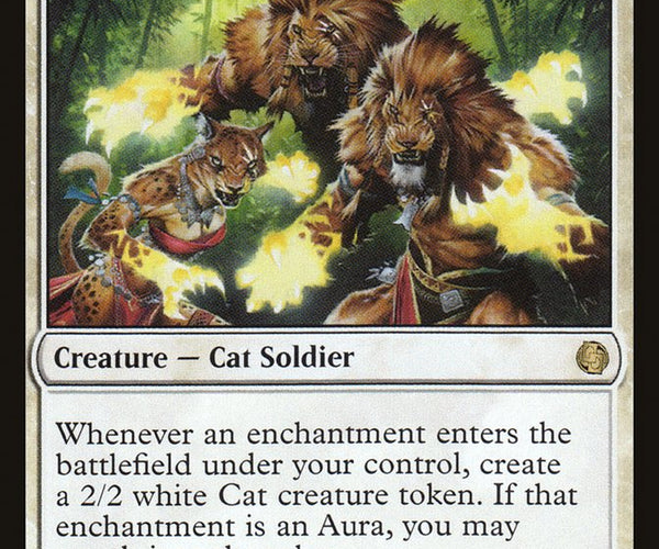 cat soldier creature token