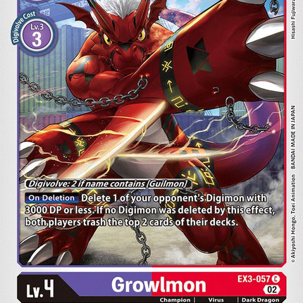 growlmon digivolution