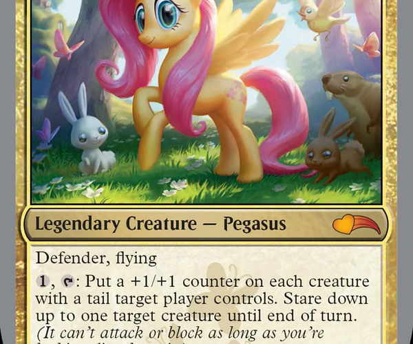 mlp flutterbat card